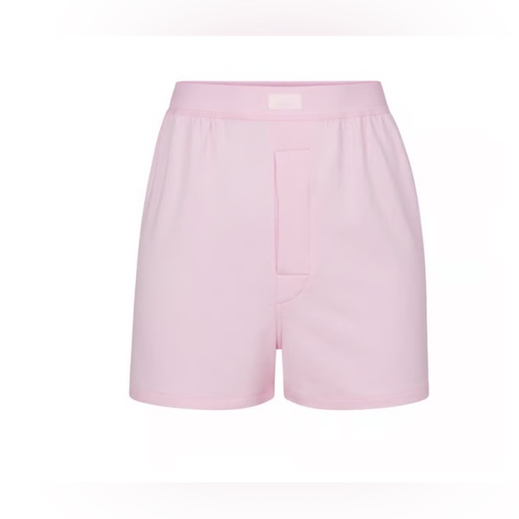 SKIMS | Shorts | Skims Boyfriend Loose Boxer Cherry Blossom Nwt | Poshmark